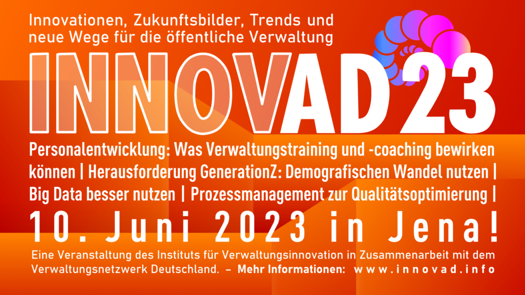 INNOVAD 23 | Erste Infos über unsere Konferenz zur Verwaltungszukunft ...